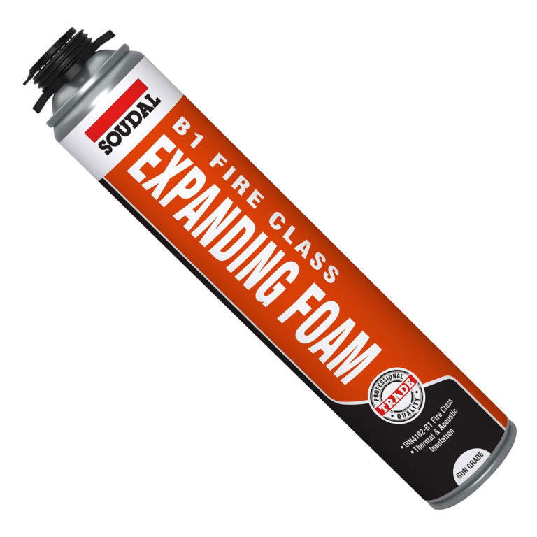 Soudal Gun Grade B1 Expanding Fire Foam 750ml - Protrade Soudal Gun Grade B1 Expanding Fire Foam 750ml - Protrade