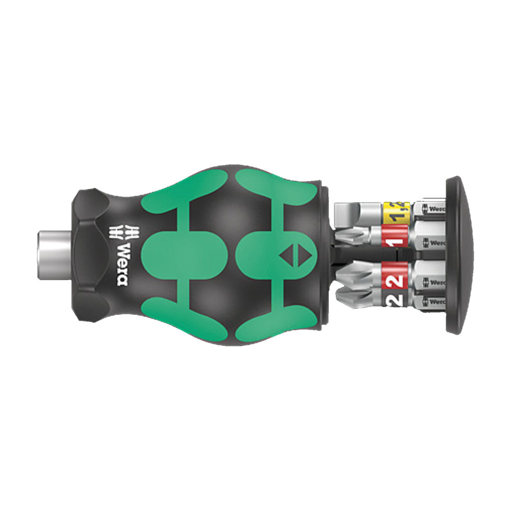 Wera 6pce Kraftform Kompakt Stubby Multi-Bit Screwdriver - Protrade